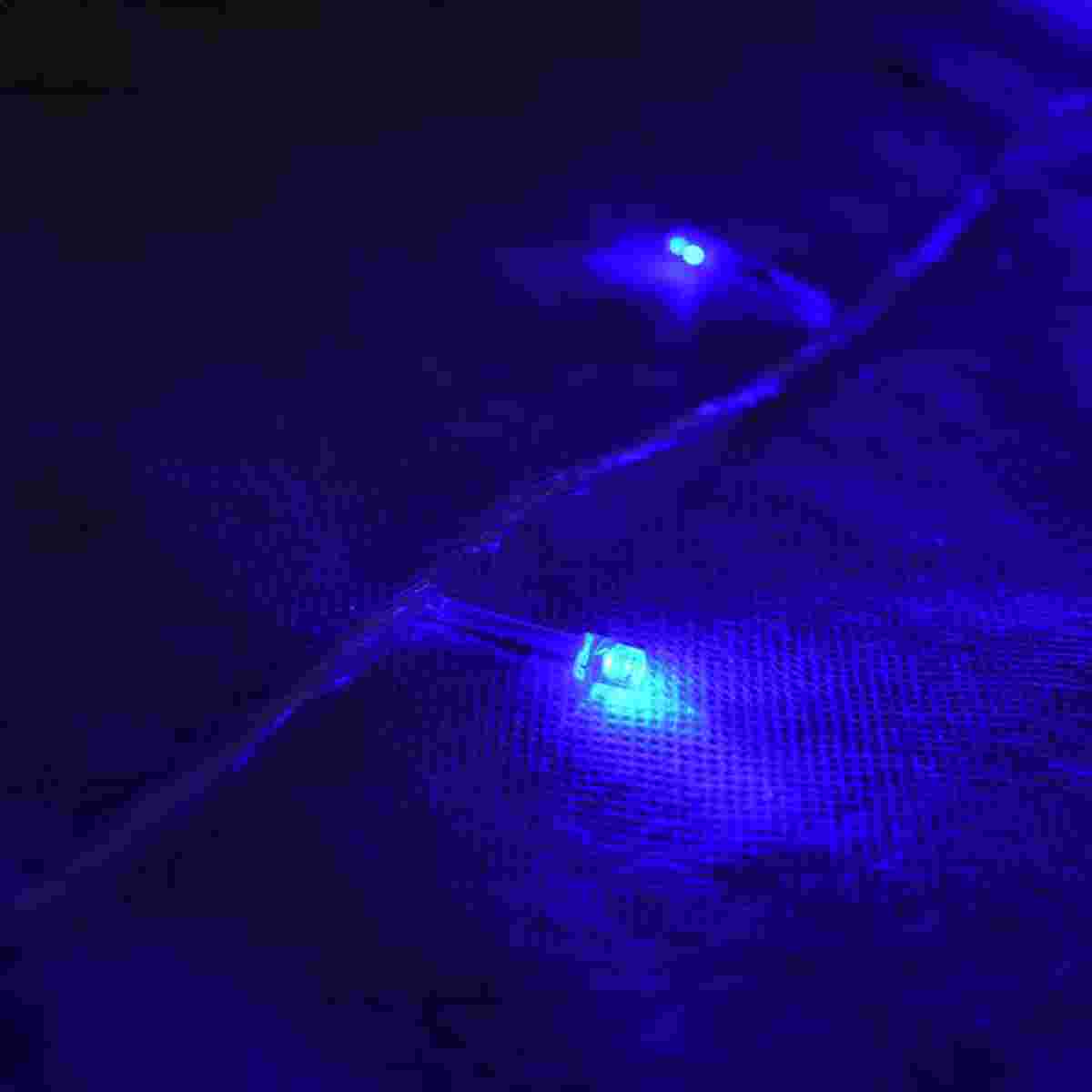 Luces LED Azul de 16 Metros Navideña X 200 Bombillos Cable Transparente ...